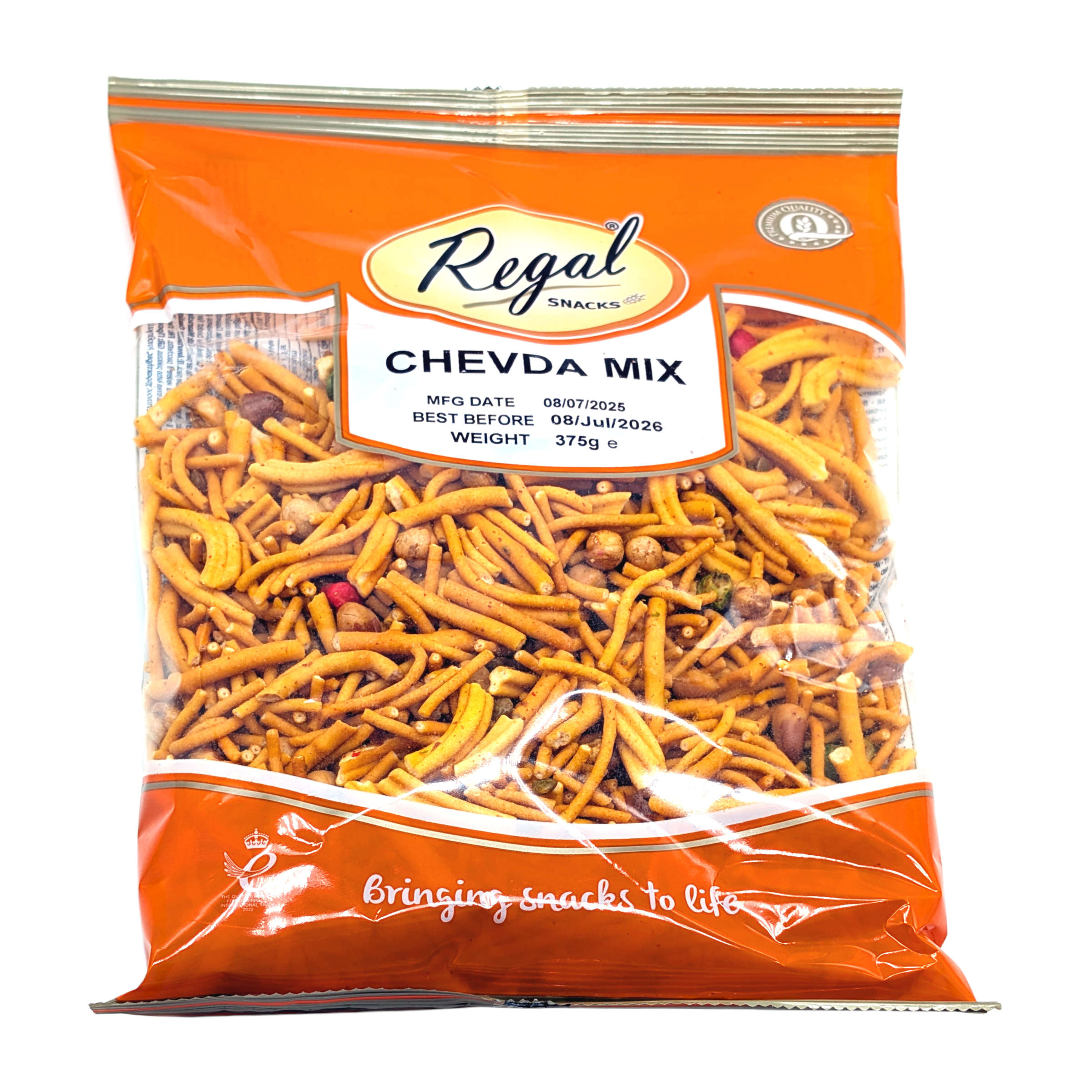 Regal Chevda Mix - 375 g - Würziger indischer Snack-Mix – Zuri Foods UG